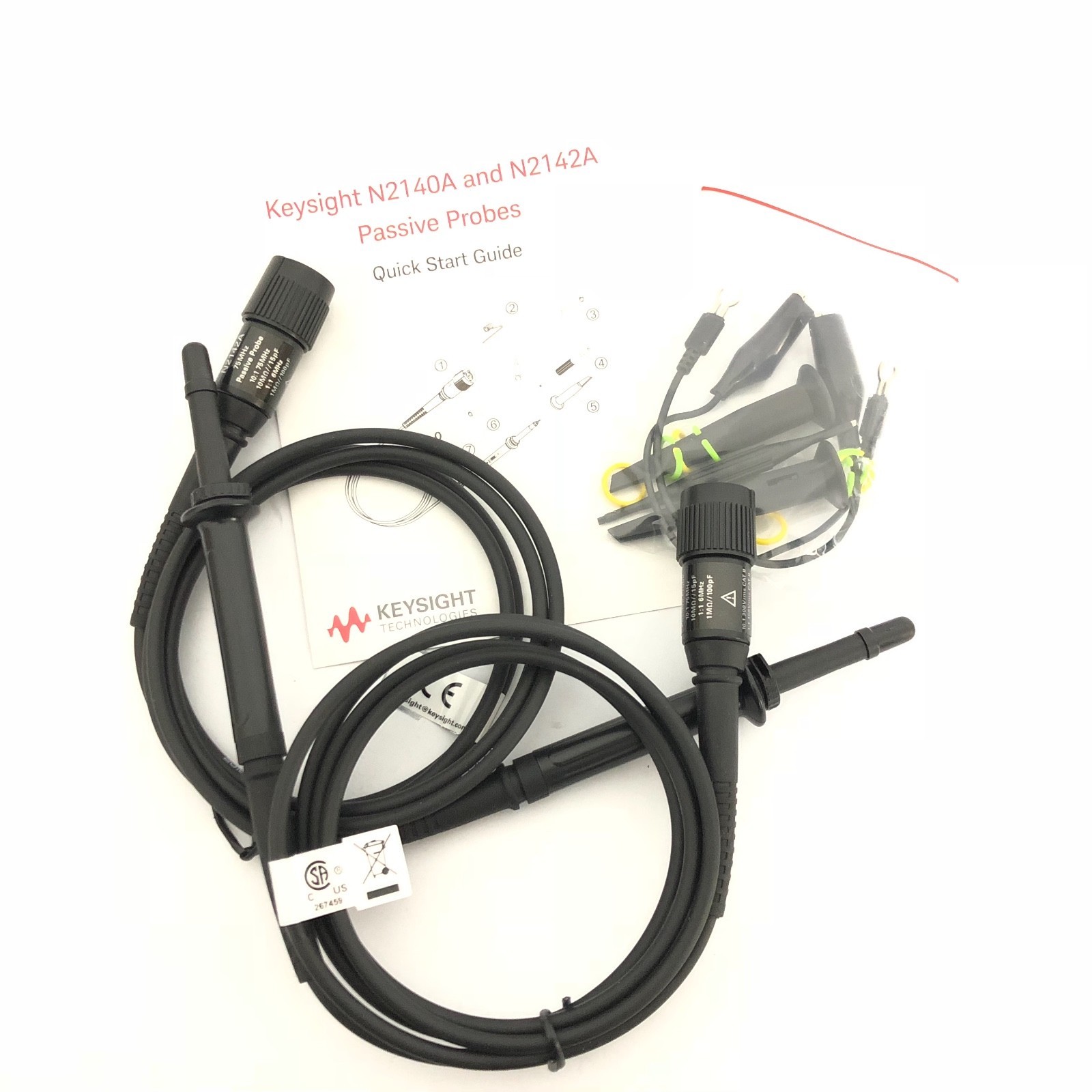 2-Pack Keysight N2142A Passive Probe, 10:1, 75 MHz (B 93) | eBay