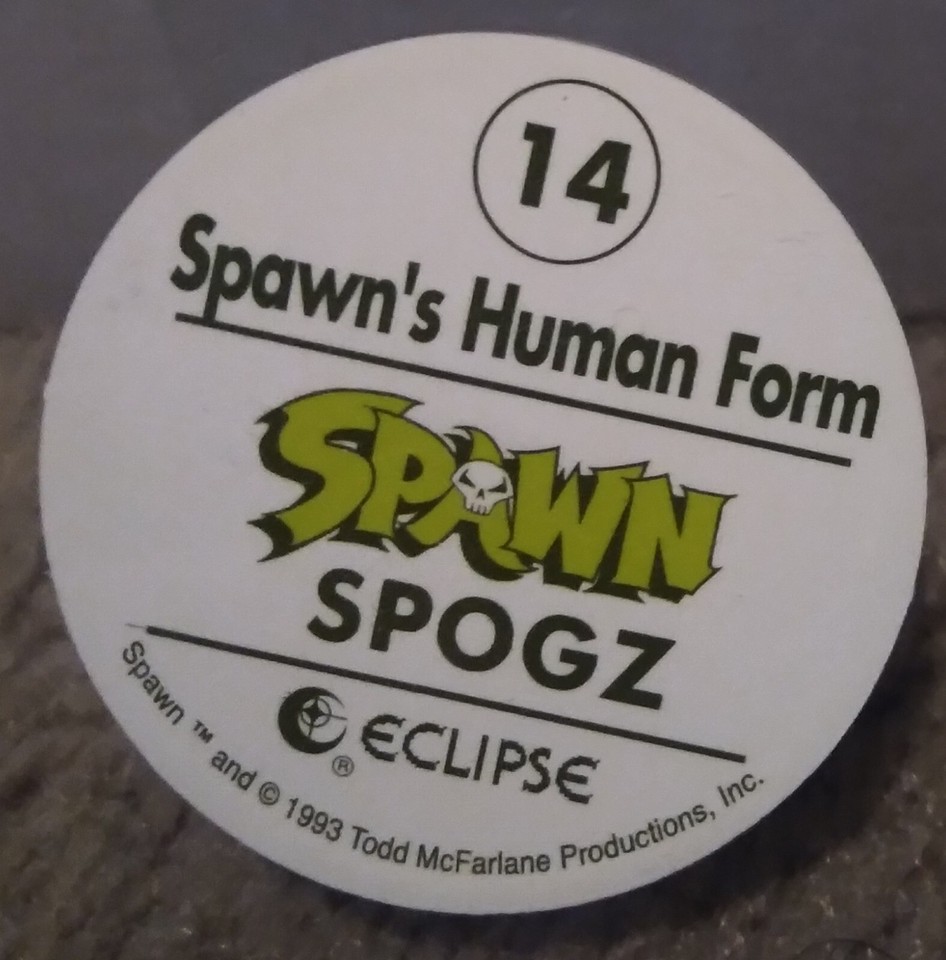 Spawn Spogz #14 Spawns Human Form Pogs MilkCaps | eBay
