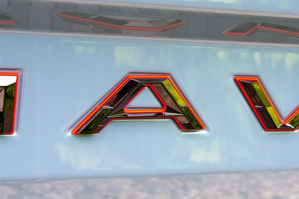 Black Red Tailgate Insert Letters Badge For MAVERICK Emblem 2022-2024 ...