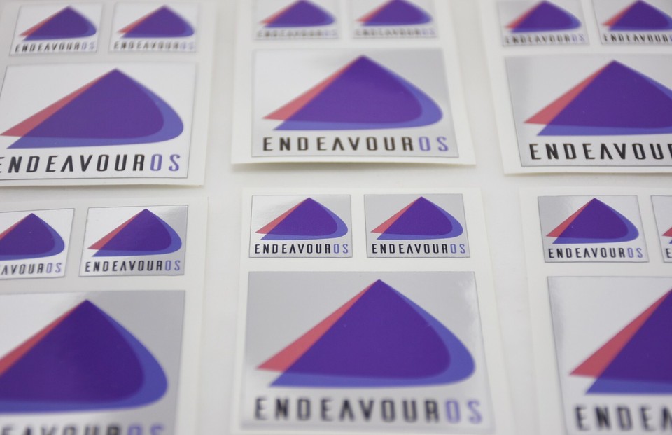 Linux Stickers Emblems Badge Logo Linux Decal Distro Mirrored Finish 3 ...