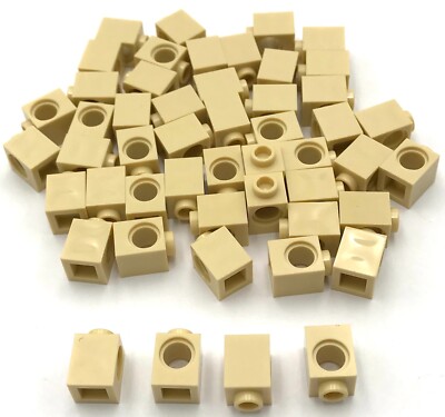 Lego 50 New Tan Technic Bricks 1 x 1 with Hole Pieces | eBay