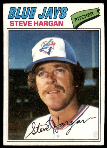 1977 TOPPS STEVE HARGAN TORONTO BLUE JAYS #37 | eBay