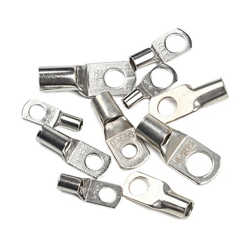 100 x Battery Copper Cable Lugs Crimper Terminal Eyelet Wire Ring ...