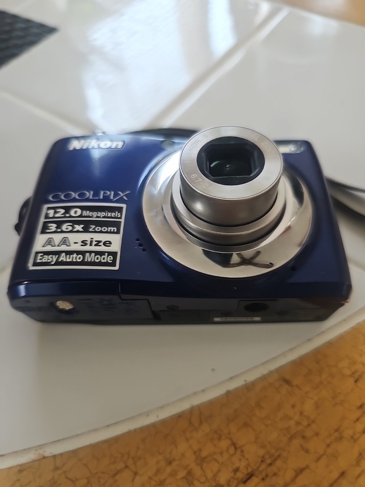 Nikon COOLPIX L22 12.0MP Digital Camera - Blue | eBay