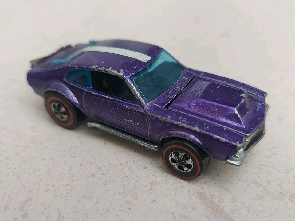 Hot wheels Redline MIGHTY MAVERICK PURPLE 1969 Hong Kong Vintage ...