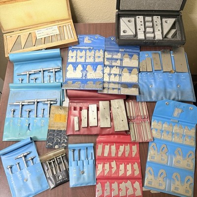 Assorted Machinist Measuring Tools Gage Sets Telescoping Radius Angle ...