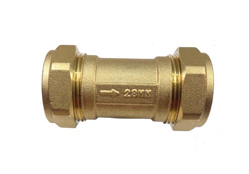 28mm Single Check Valve Spring Loaded Non Return Valve | eBay