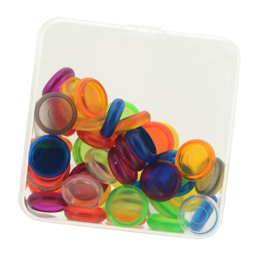 50 Pieces 18mm Transparent Expander Discs Binding Clip Holder Buckle | eBay