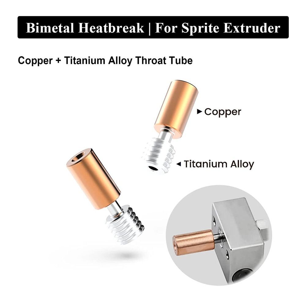 For Ender 3 Extruder Heater Block Kit S1 Hotend High Temperature Pro ...