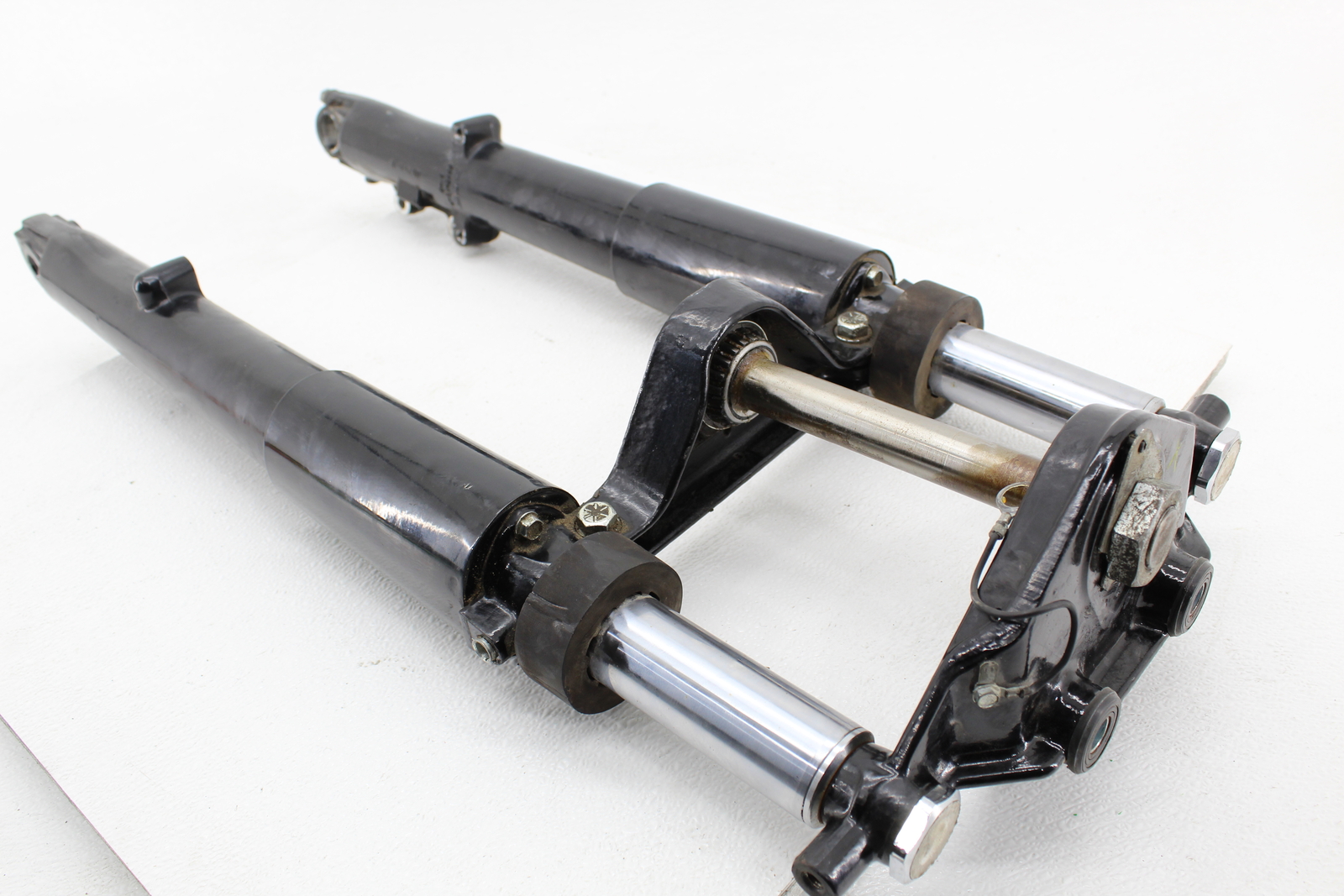 03-08 Harley Davidson Street Glide Flhx Front Forks With Lower Triple ...