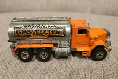 1979 Hot Wheels Peterbilt Tanker Truck California Construction | eBay