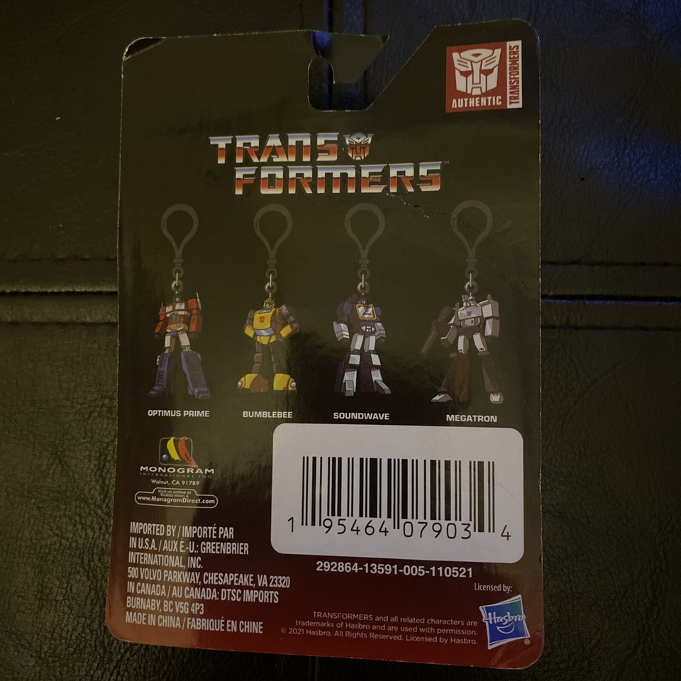 Transformers Soundwave Figural Bag Clip 3” Figure Keychain - New | eBay