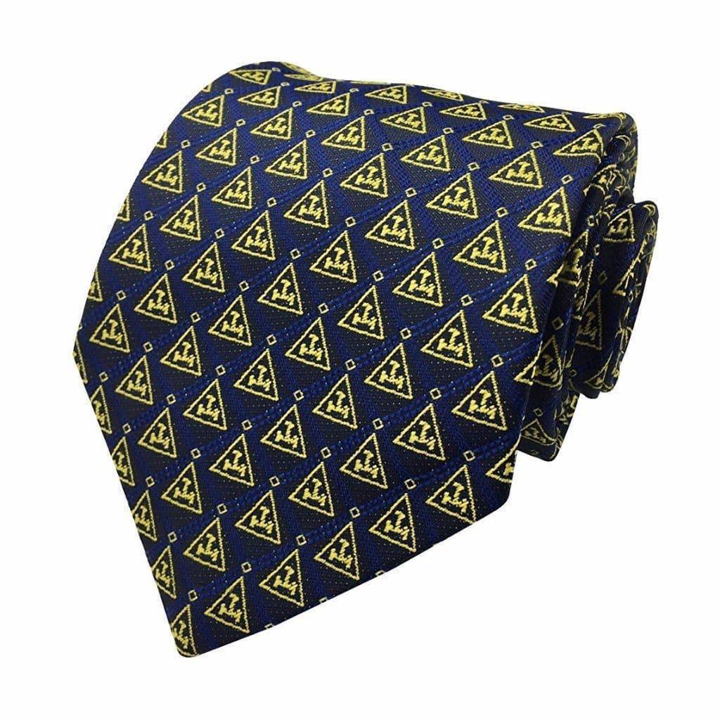 New Design Masonic Royal Arch Tie with Gold Triple Tau Freemasons ...