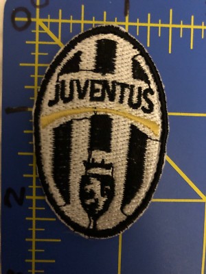 Juventus FC Italian Soccer Football Club Shield Crest Patch Turin Italy ...
