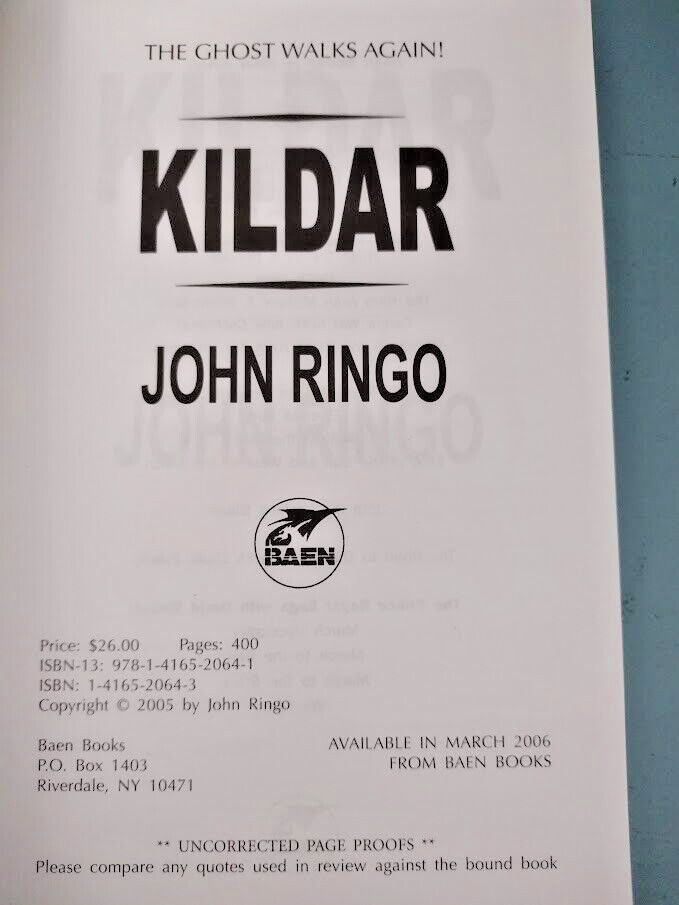 Kildar by John Ringo (2006, Hardcover) for sale online | eBay