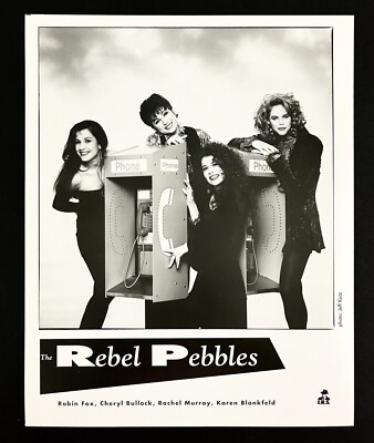 1990s Rebel Pebbles Girl Retro Pop Band Vintage Promo Photo Payphone ...