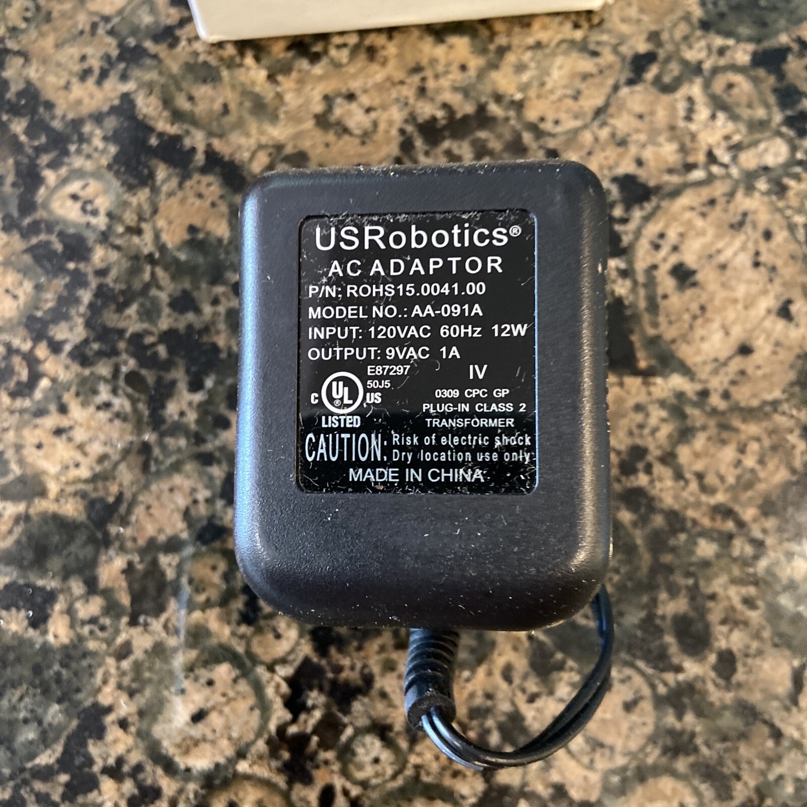 AC to AC Adapter for U.S.Robotics Model P/N: ROHS15.0041.00 USRobotics ...