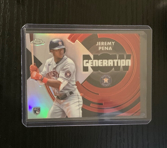 Jeremy Pena Rookie Card 2022 Topps Chrome Update Generation Now #GNC-10 ...