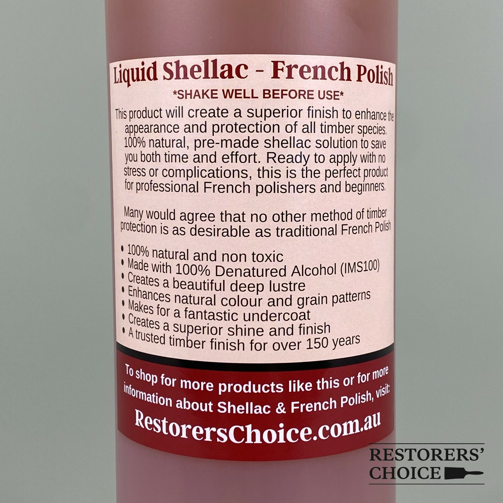 SHELLAC Ready to Use Super Blonde dewaxed French Polish 1 litre | eBay ...