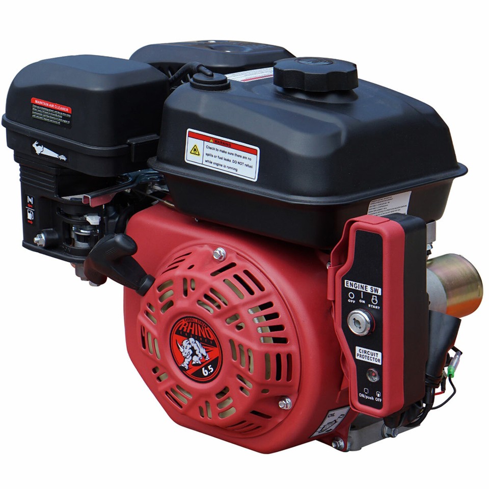 New 6.5HP Gas Engine Electric Start Side Shaft 6.5 HP Carroll Stream ...