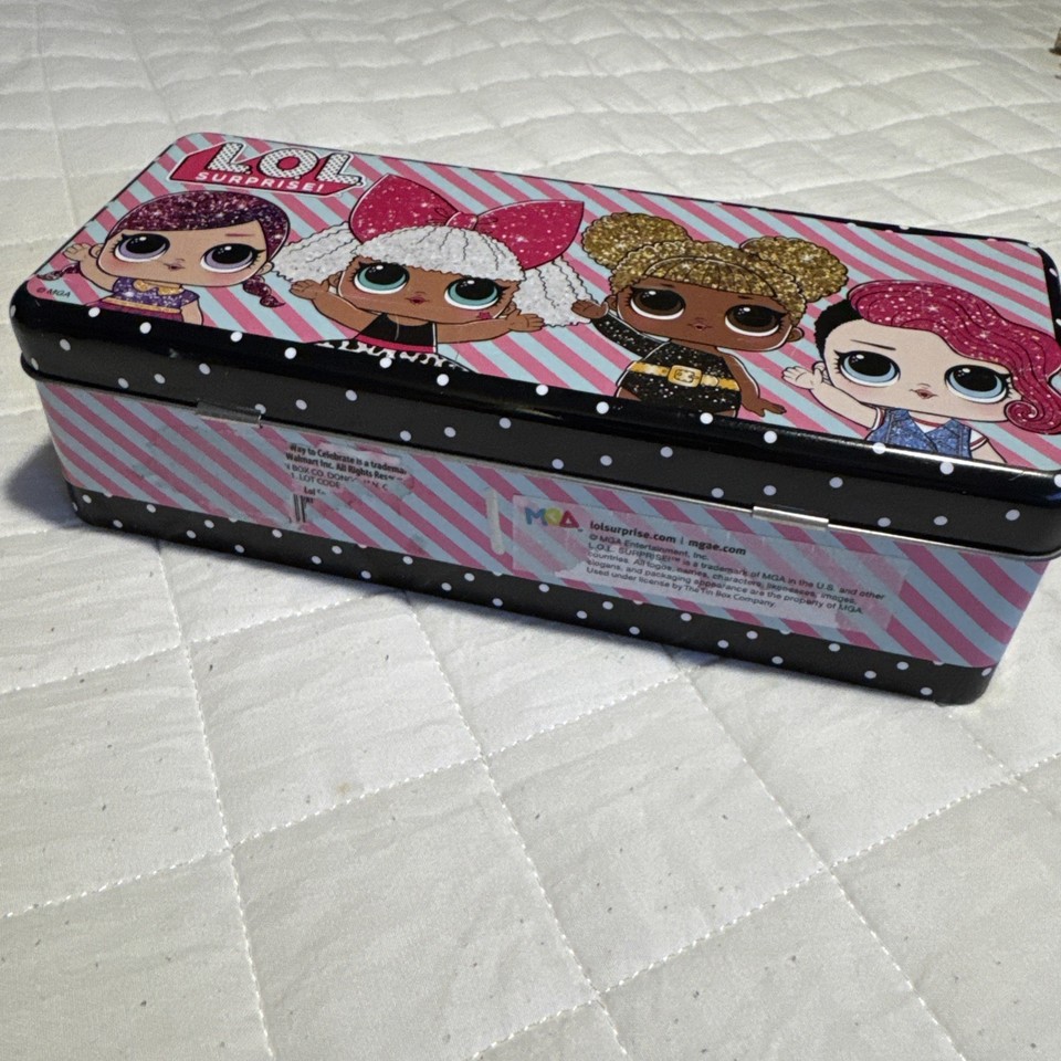 Disney LOL Surprise Tool Tin Box School Supplies Metal Pencil Case ...