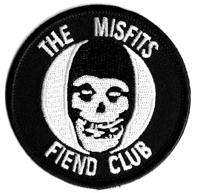 The Misfits - The Fiend Club - Symbol Logo Patch Embroidered Iron or ...
