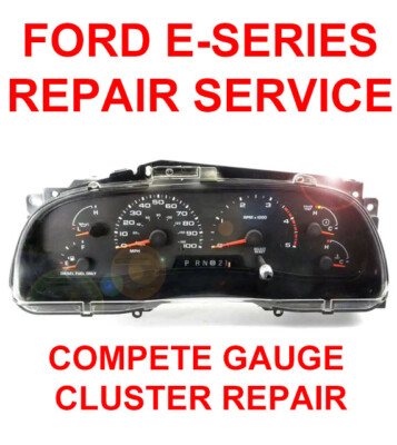 Ford E150 E250 E350 E450 2004-2008 Econoline Instrument Gauge Cluster ...