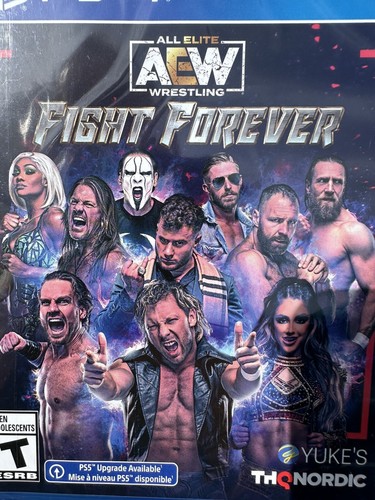 Aew: Fight Forever PS4 PlayStation 4 SONY "Upgradeable" Wrestling New ...