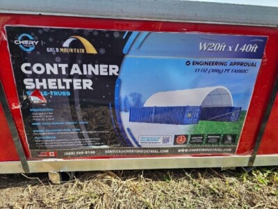 20X40 Shipping Container Shelter Cover Roof Box Kit Conex Canopy Best ...