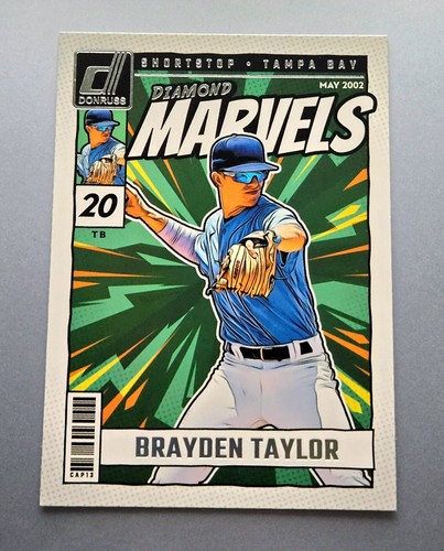2024 Donruss Brayden Taylor Diamond Marvels #13 - Tampa Rays | eBay