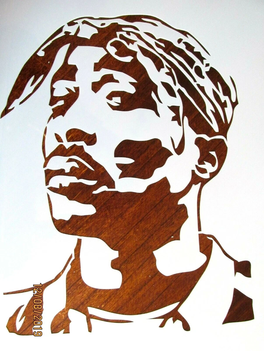 Tupac Color Stencil