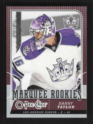 Danny Taylor RC 2008-09 O-Pee-Chee Los Angeles Kings #527 | eBay