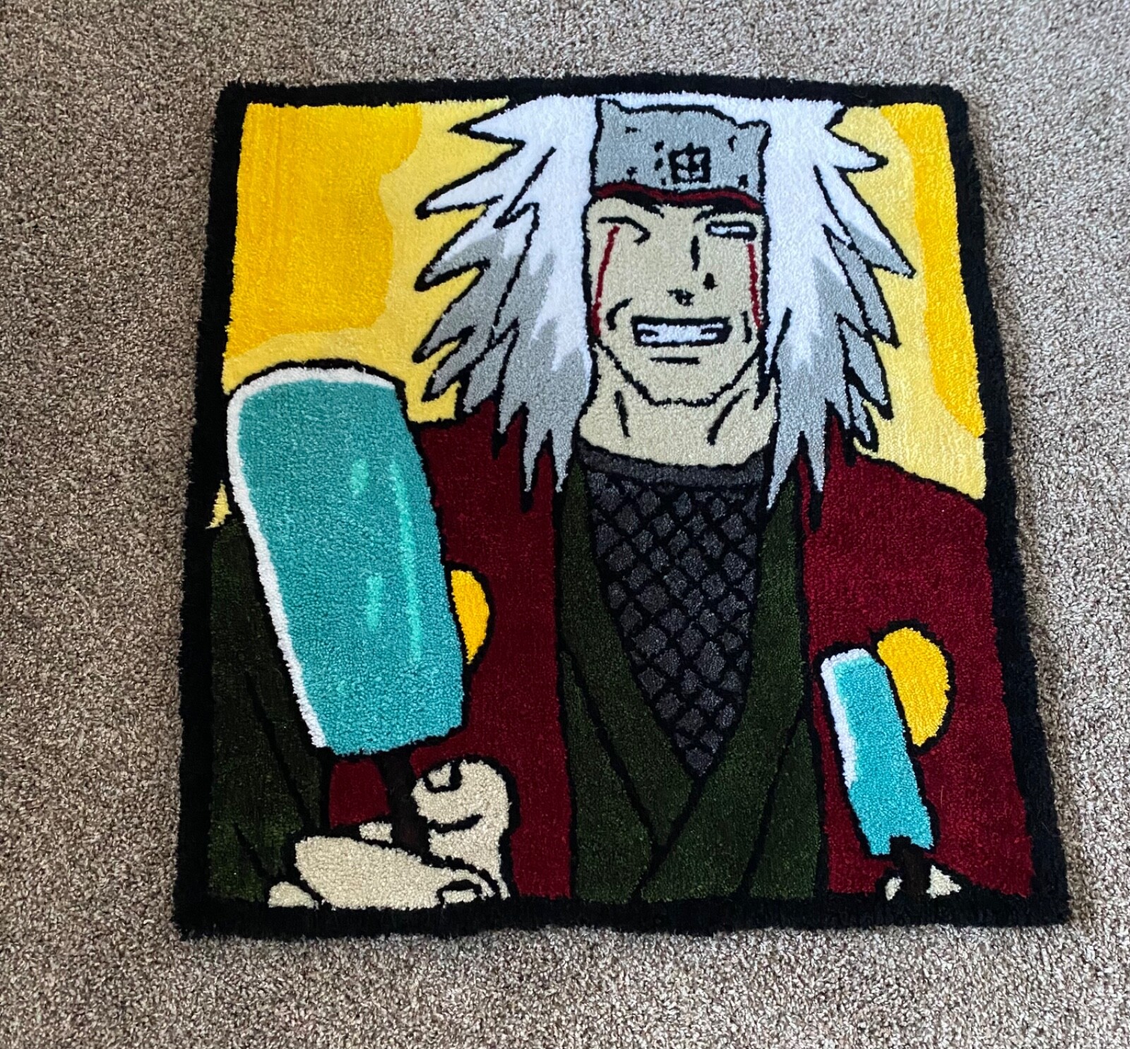 Naruto tufted rug | eBay