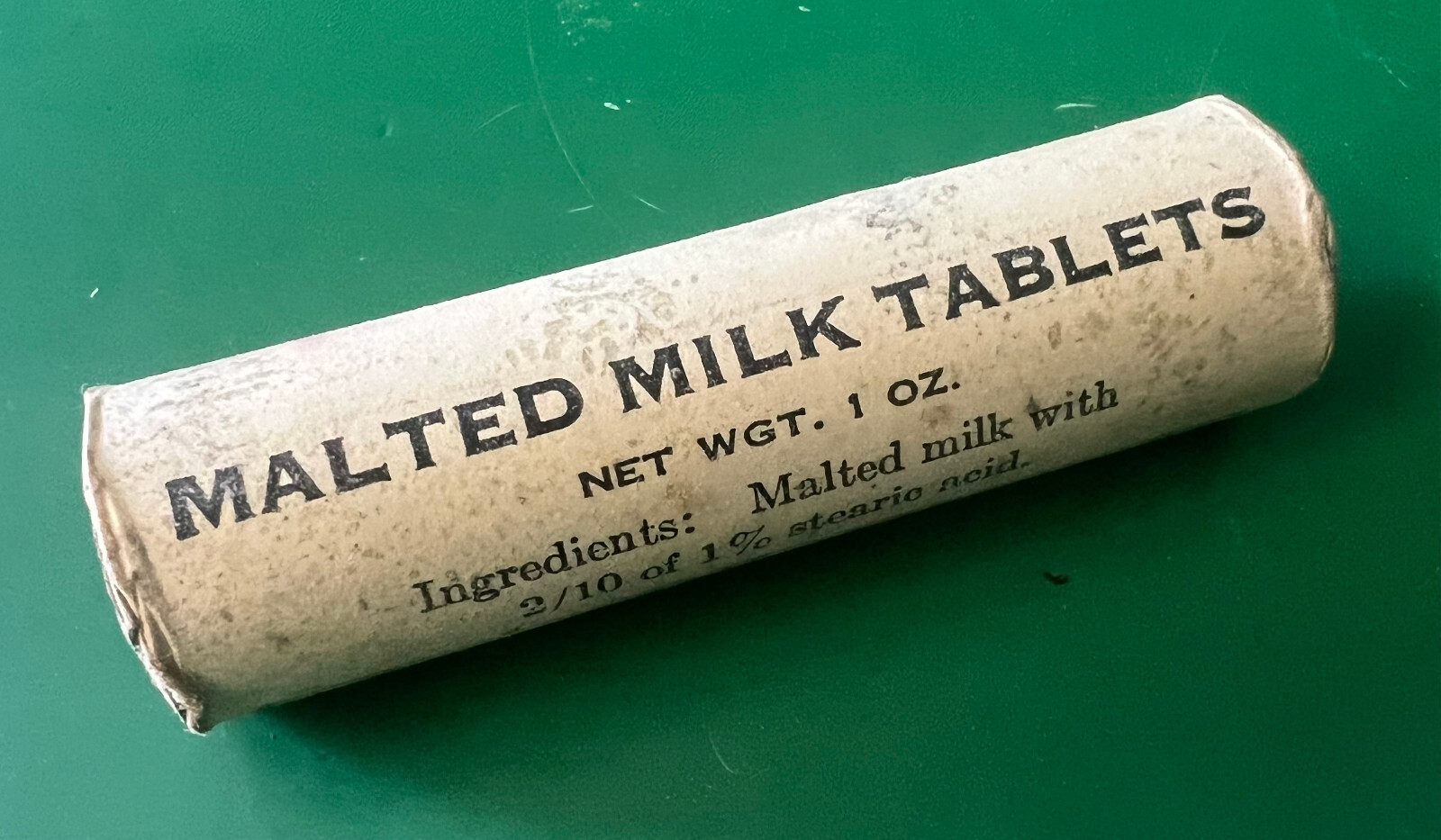 ARMY AIR FORCES MALTED MILK TABLET SURVIVAL RATIONS | eBay