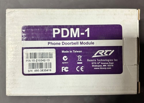 RTI PDM-1 Phone Doorbell Module *Open Box* | eBay