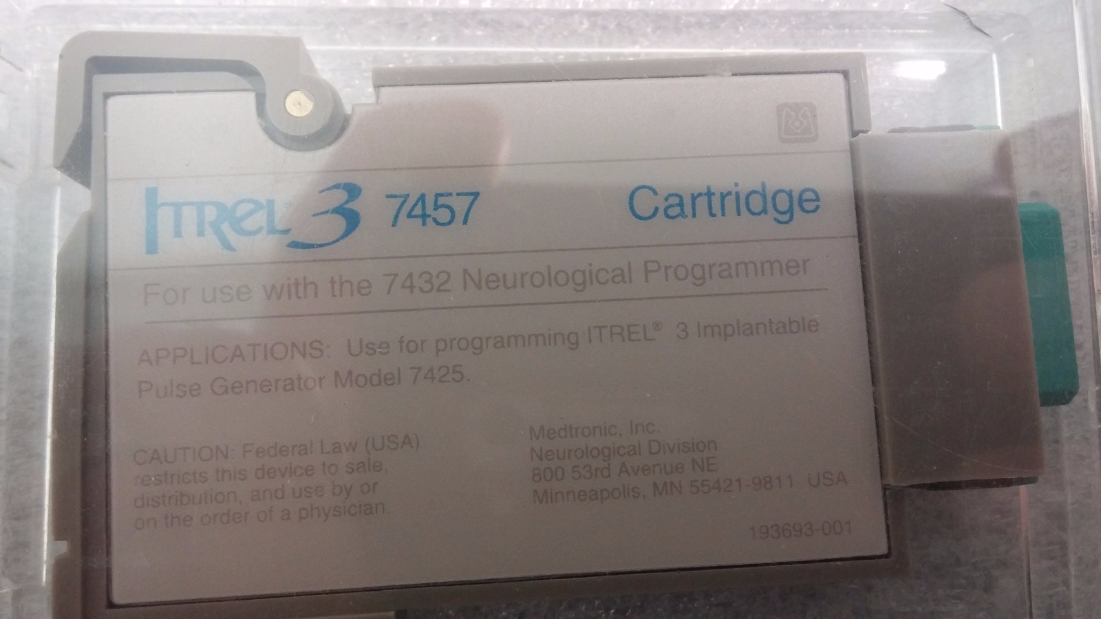 Medtronic 7432 Nuro Programmer w/ Plotter RF Head 2 Cartridges. | eBay