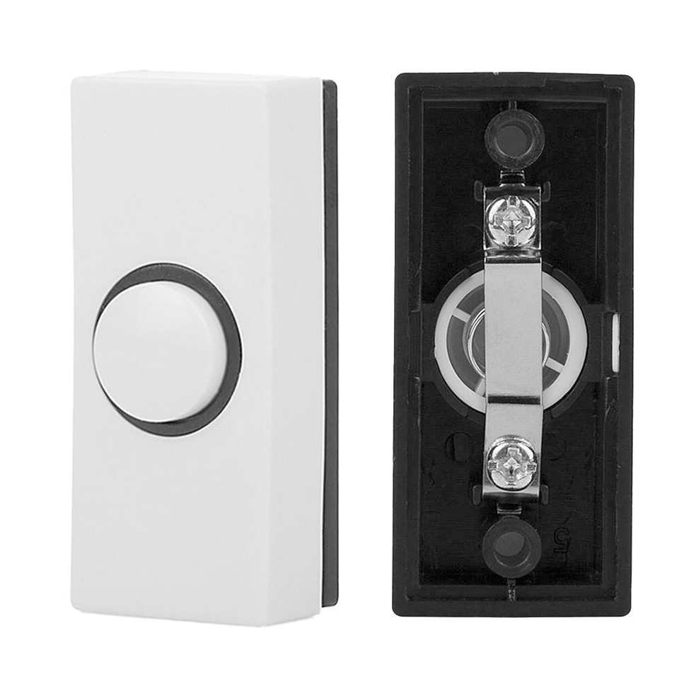 Home Furnishing Press Button Press Button Plastic Hard Wiring White ...