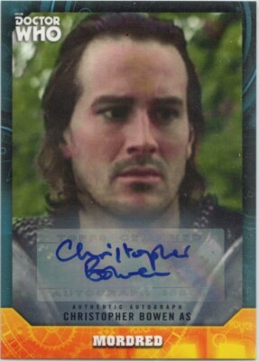 Christopher Bowen Autograph trading card- DOCTOR WHO Signature Edition ...