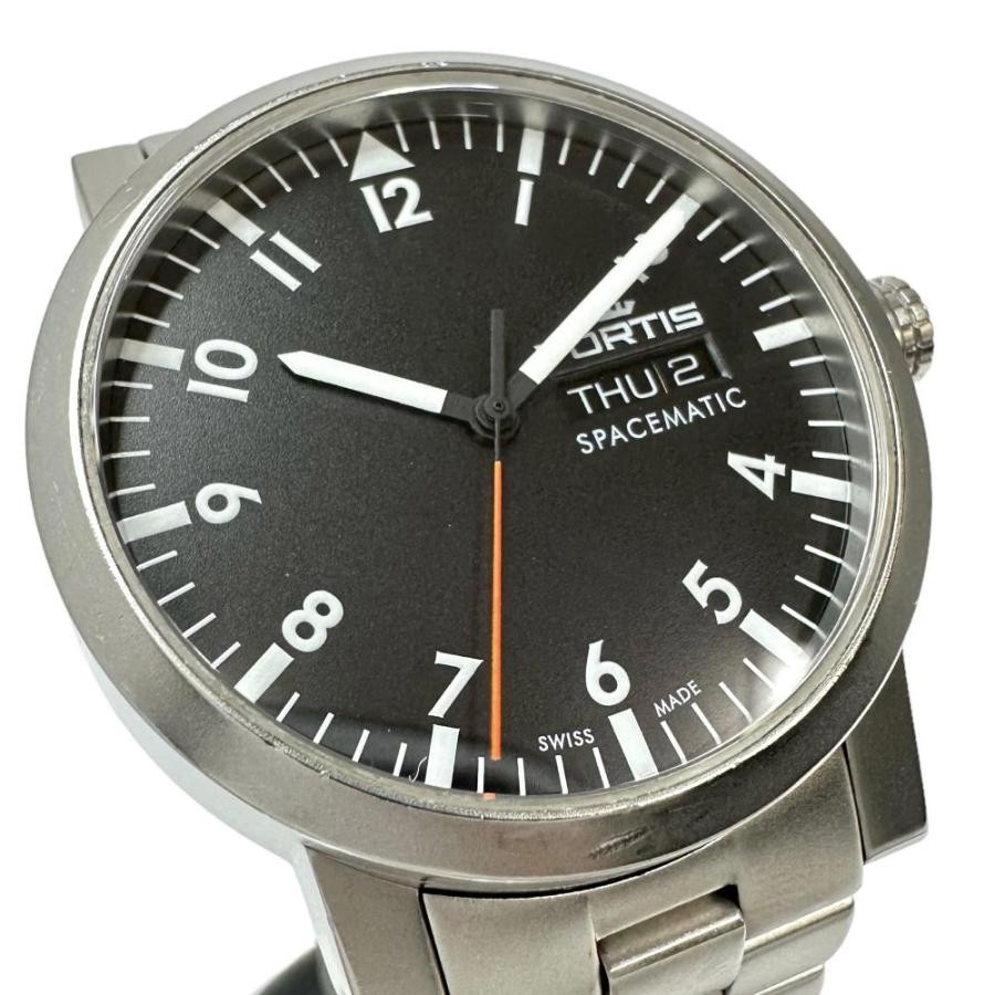 [FORTIS] Spacematic Automatic Black Dial Men's Watch | eBay