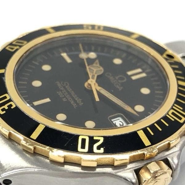 GERALD GENTA Omega Seamaster 200M PROFFESIONAL Quartz Box Rare MEN'S ...