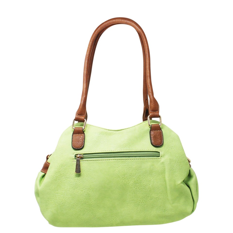 Ladies 3 Compartment Zipper Buttons Hobo Shoulder Bag With Cross Body ...