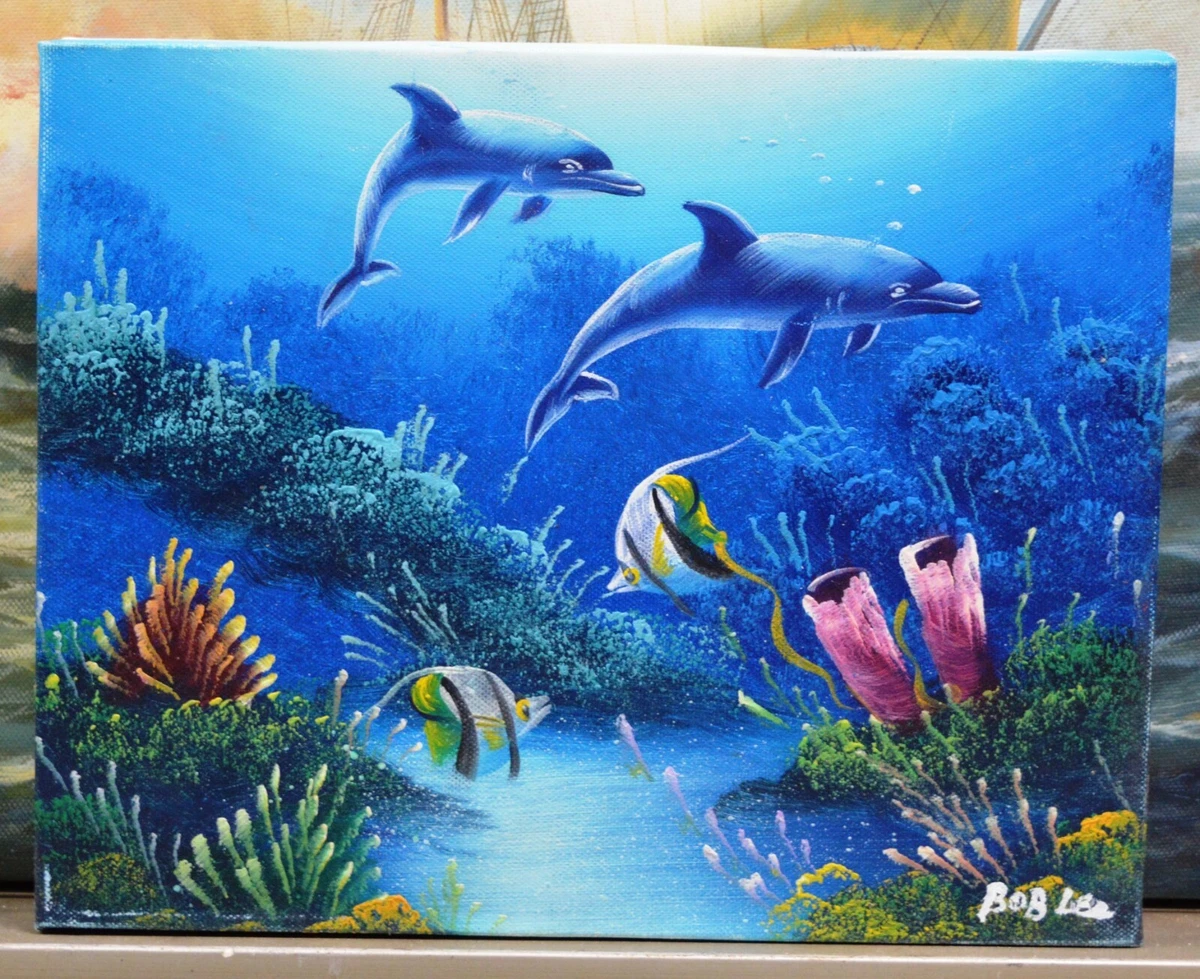 Coral Reef Oil Painting