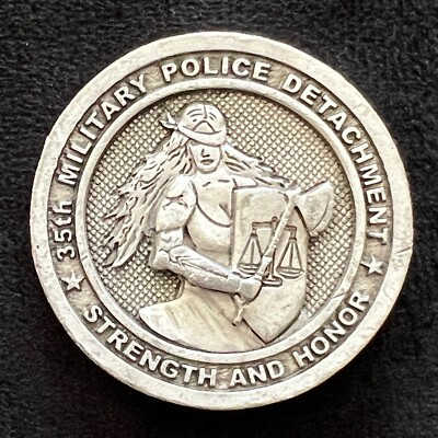 35th Military Police Detachment Vintage Challenge Coin | eBay