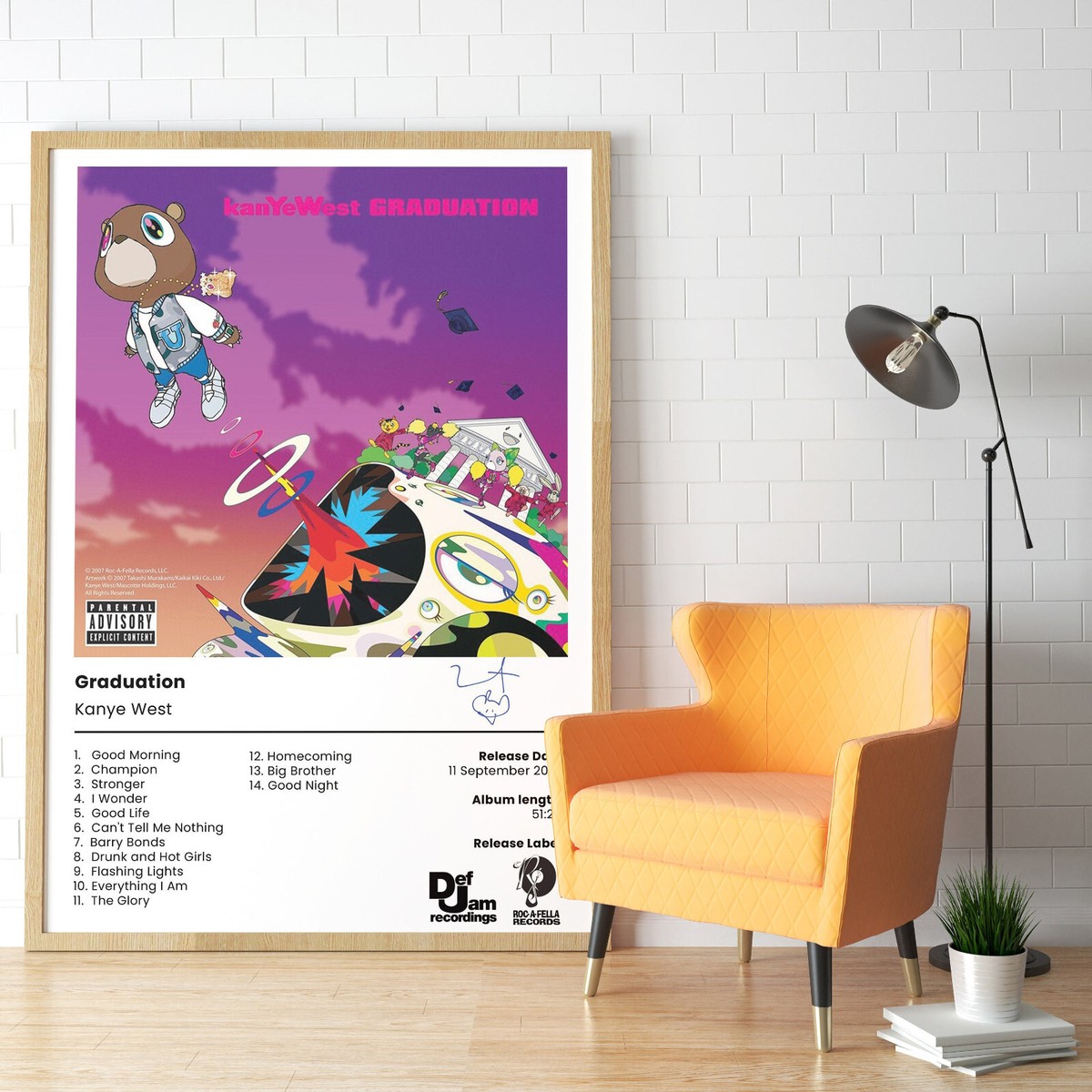 Kanye West Graduation Album Cover