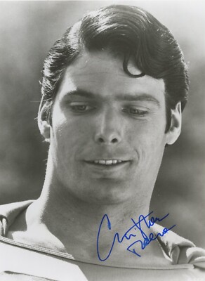 Christopher Reeve ~ Signed Autographed Superman Closeup Photo ~ PSA DNA ...