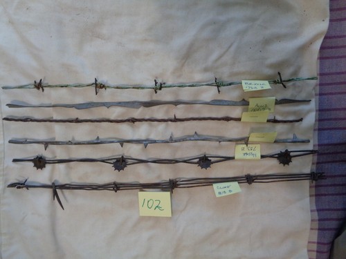 Antique Barbed Wire, 6 DIFFERENT PIECES, Excellent Add to bundle #Bdl ...