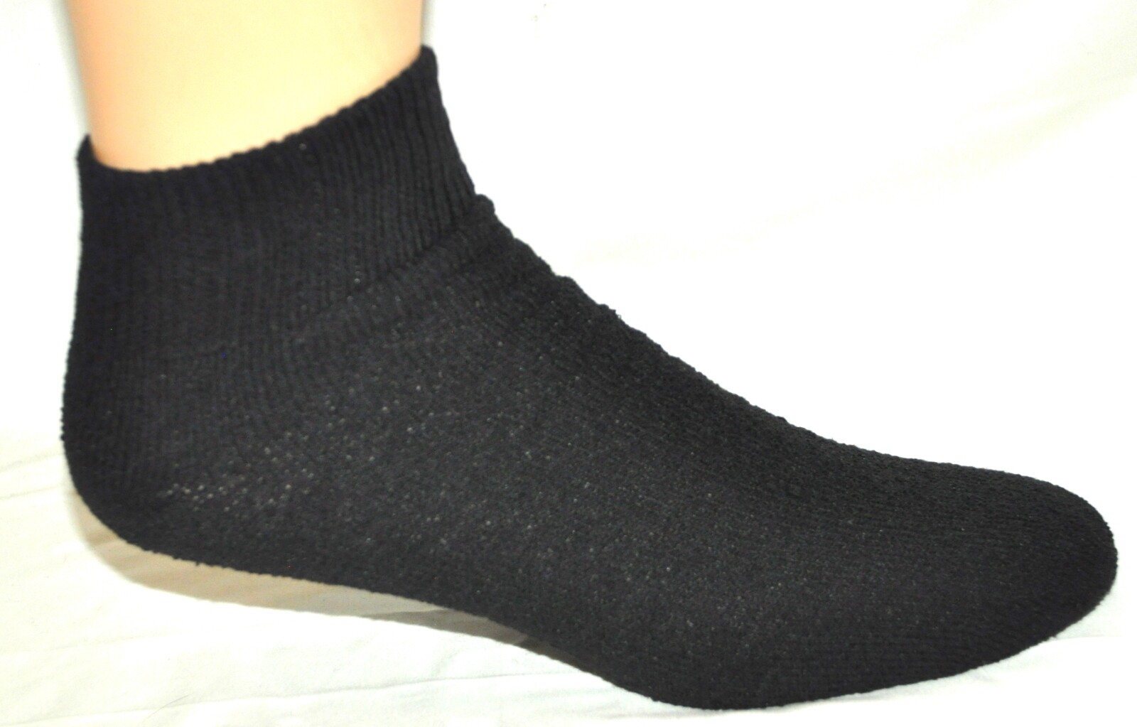 Men's Ankle Socks Black 3 Pair Men's Size 10-13 Made In The USA!! | eBay