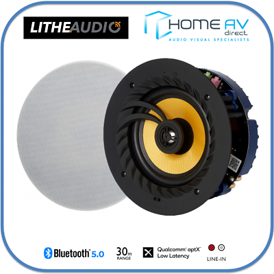Built In Ceiling Speakers Lithe Audio Pro Series Wi Fi IP44 Ceiling