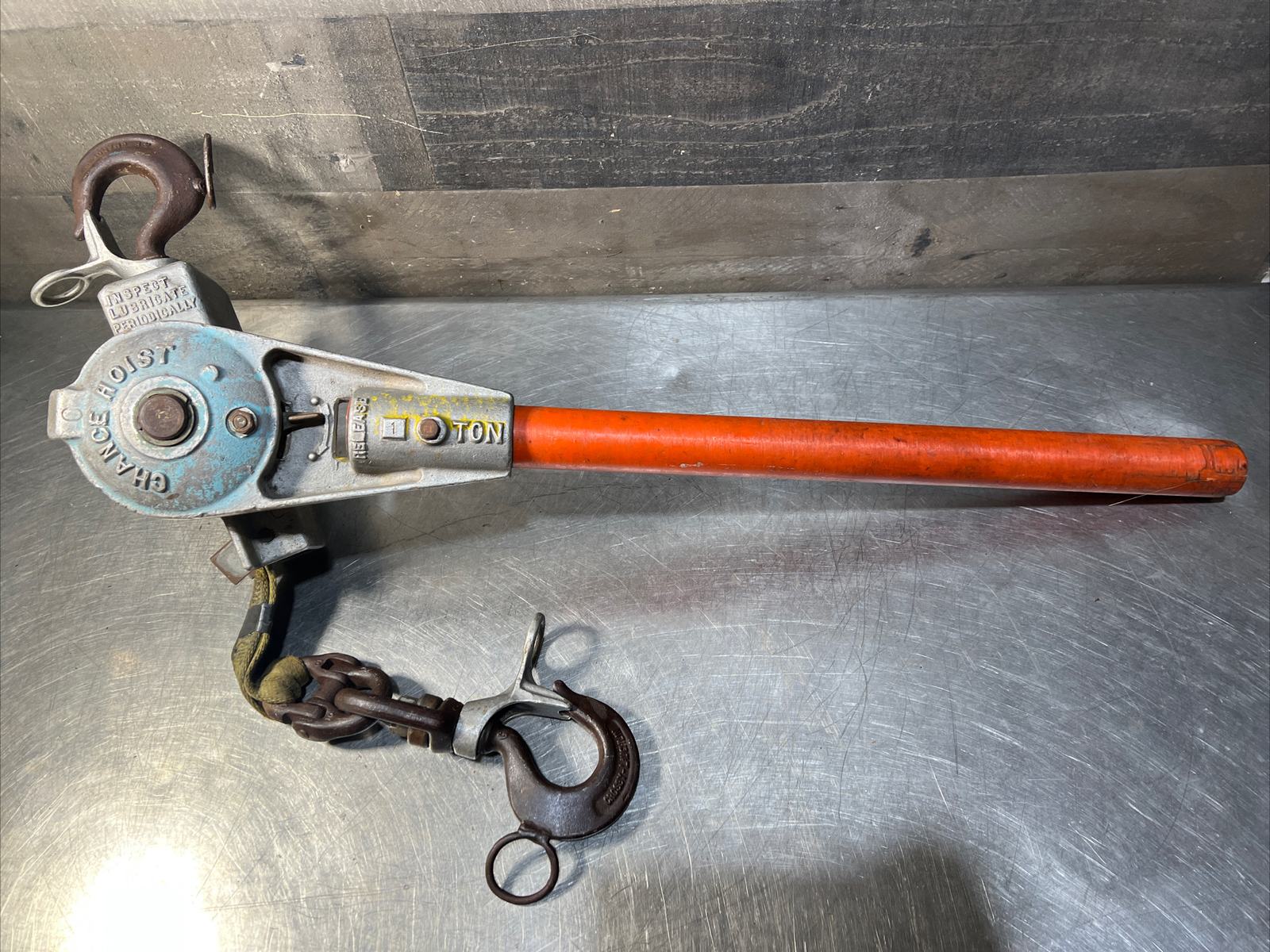 Chance Hoist 1 Ton Hot Stick Ratcheting Strap Hoist. Our #16 | eBay