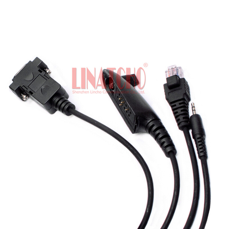 4 in 1 RIB-Less Programming Cable HT1250 GP88 GP328 GP3688 GM300 ...